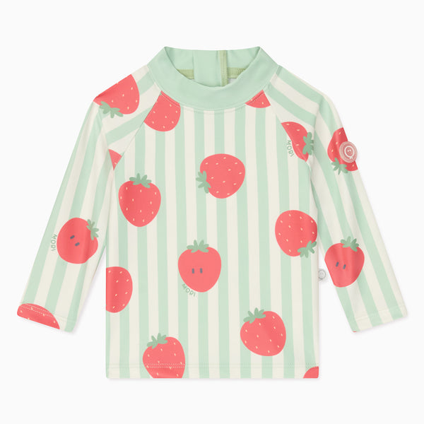 Strawberry Rash Vest | Baby Summer Swimsuit | MORI EU